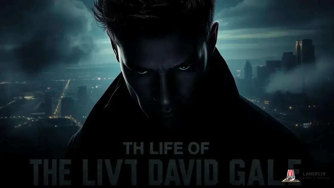 a vida de david gale filme completo dublado: veja onde assistir